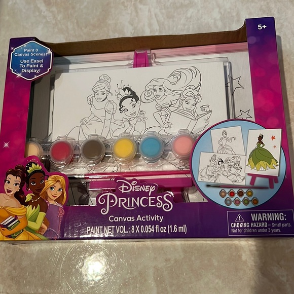 Disney | Toys | Nib Disney Princess Canvas Activity Set | Poshmark